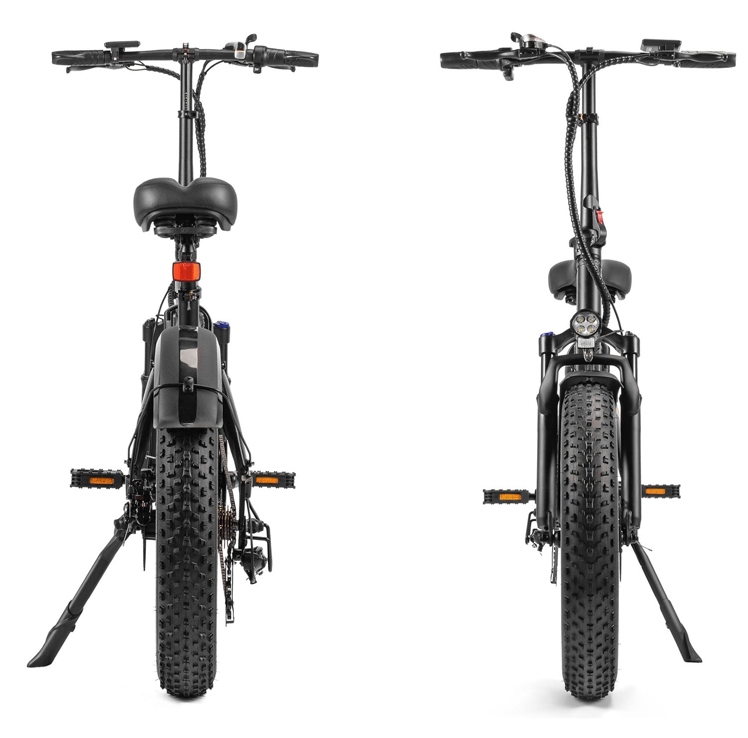 Superfun D1 500w Foldable Electric Bike with 20 x 4.0 inch Fat Tire