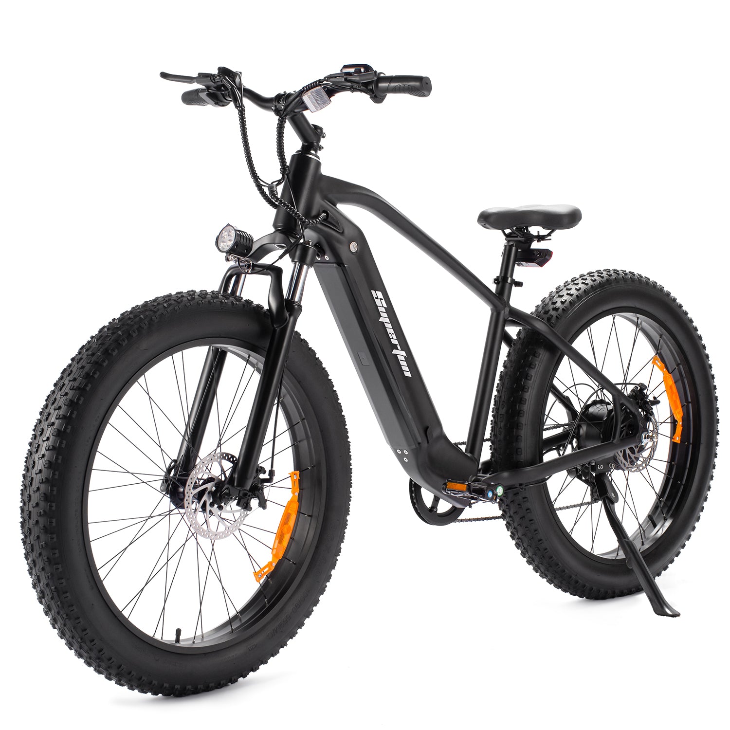 Superfun F2 750W Adult Electric Mountain Bike with 26 x 4.0in Fat Tire